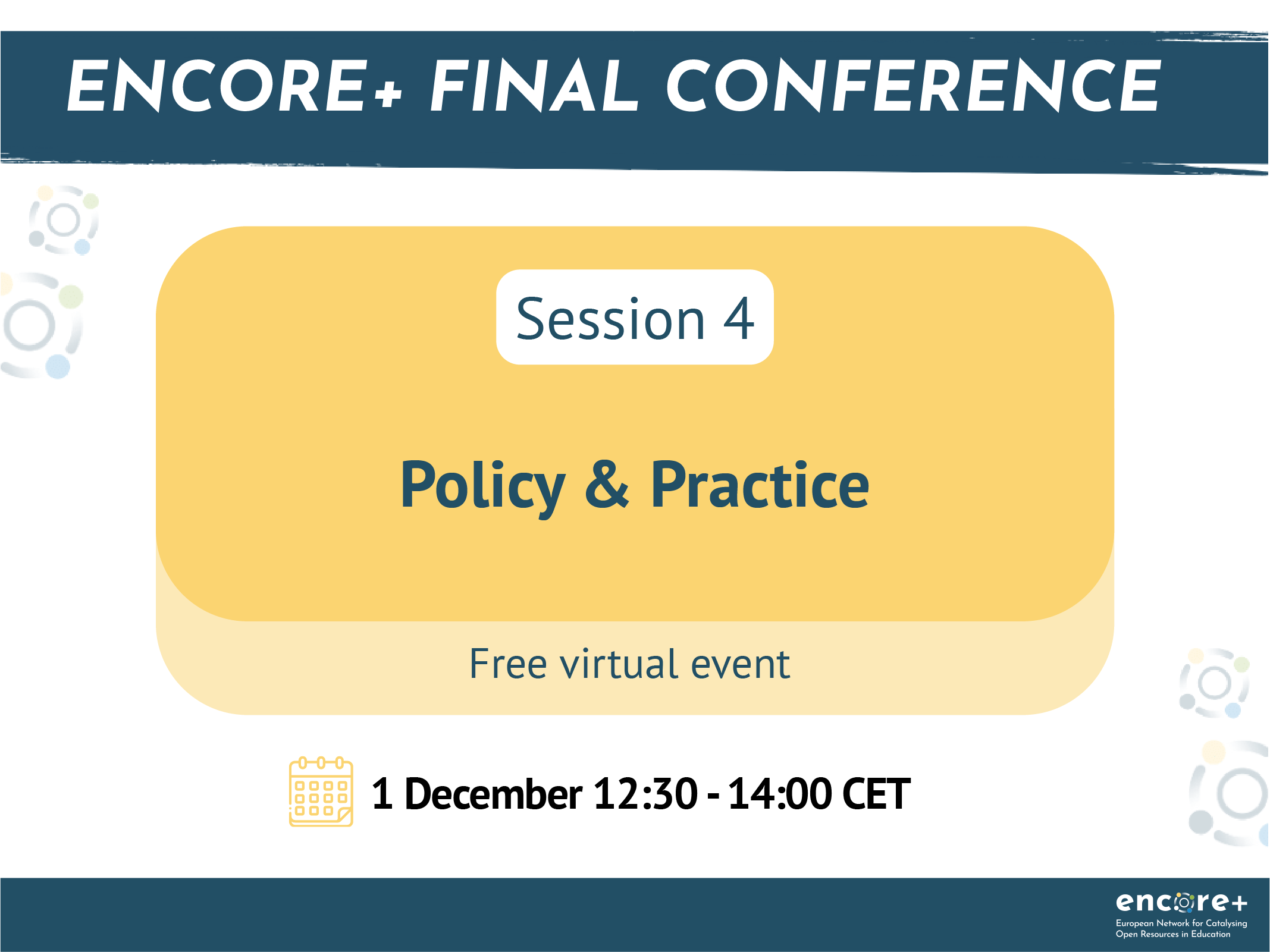 ENCORE+ Final Conference 4 - Encore+ Project